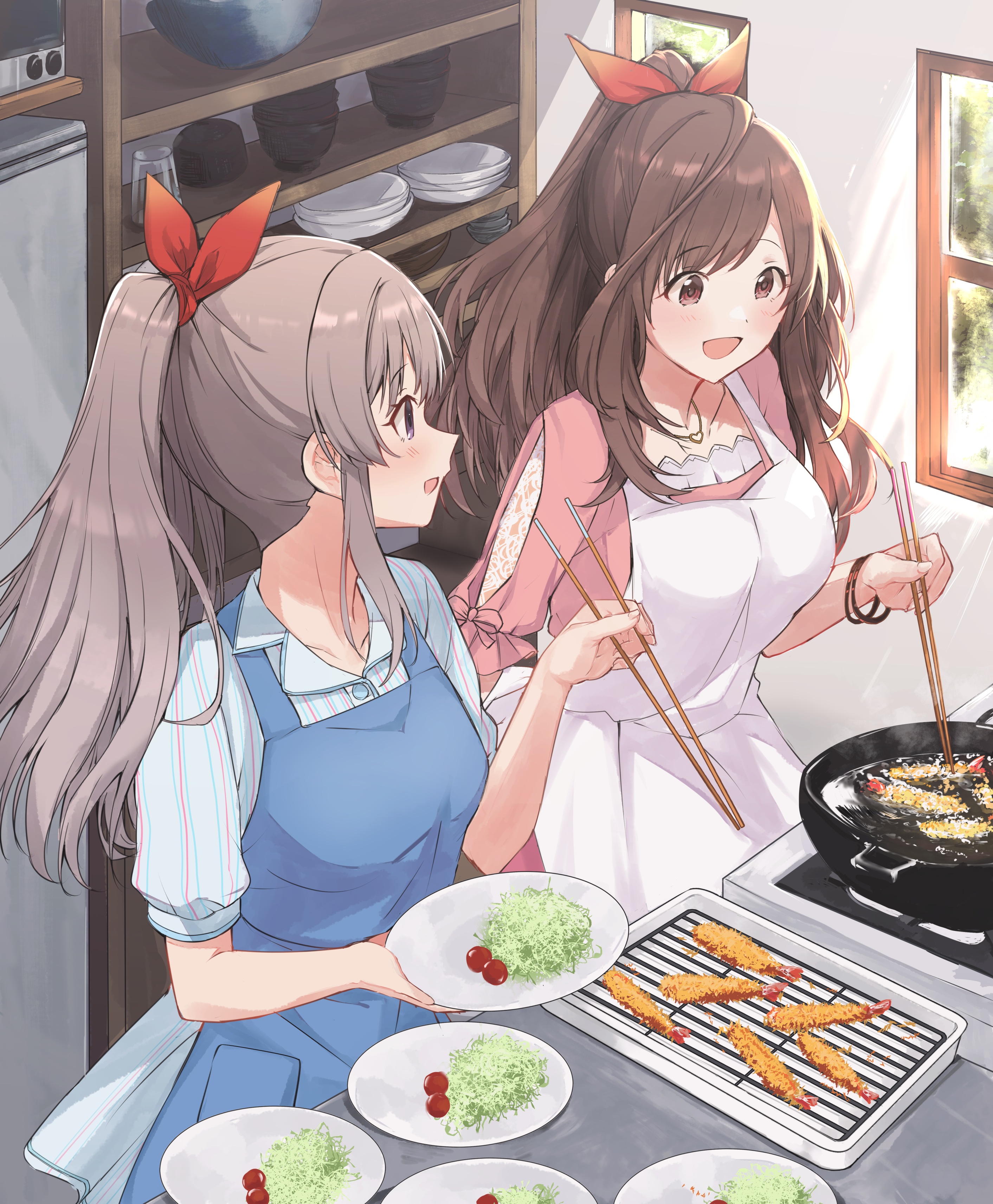 hanetsuka the idolm@ster the idolm@ster shiny colors tsukioka kogane yuukoku kiriko | #1025473 ...